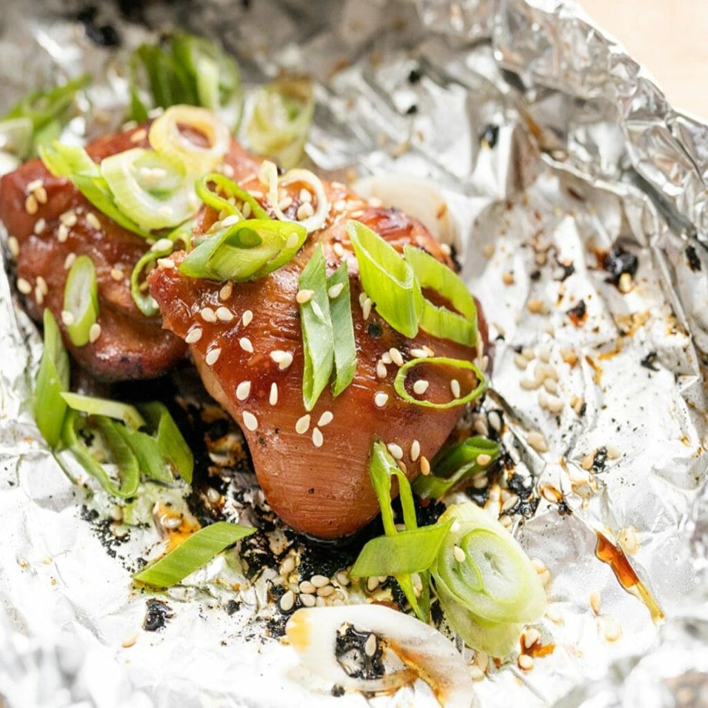 How to make Asian Chicken in Foil Triangles - 4 easy steps - Natalie's ...