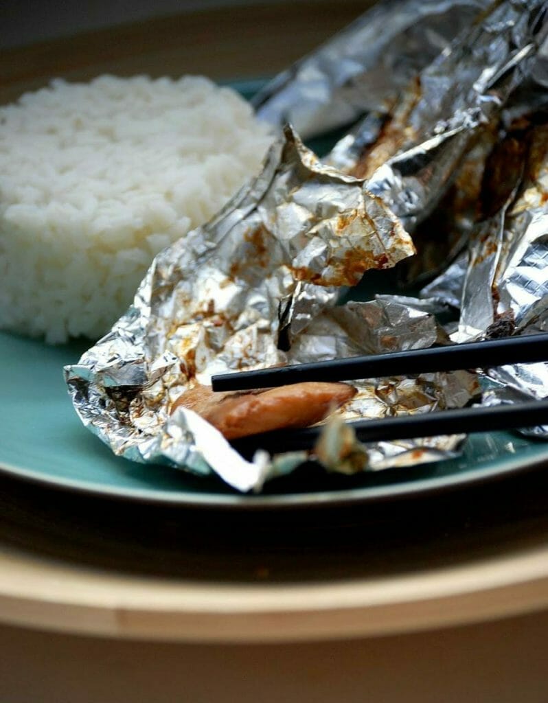 How to make Asian Chicken in Foil Triangles - 4 easy steps - Natalie's ...